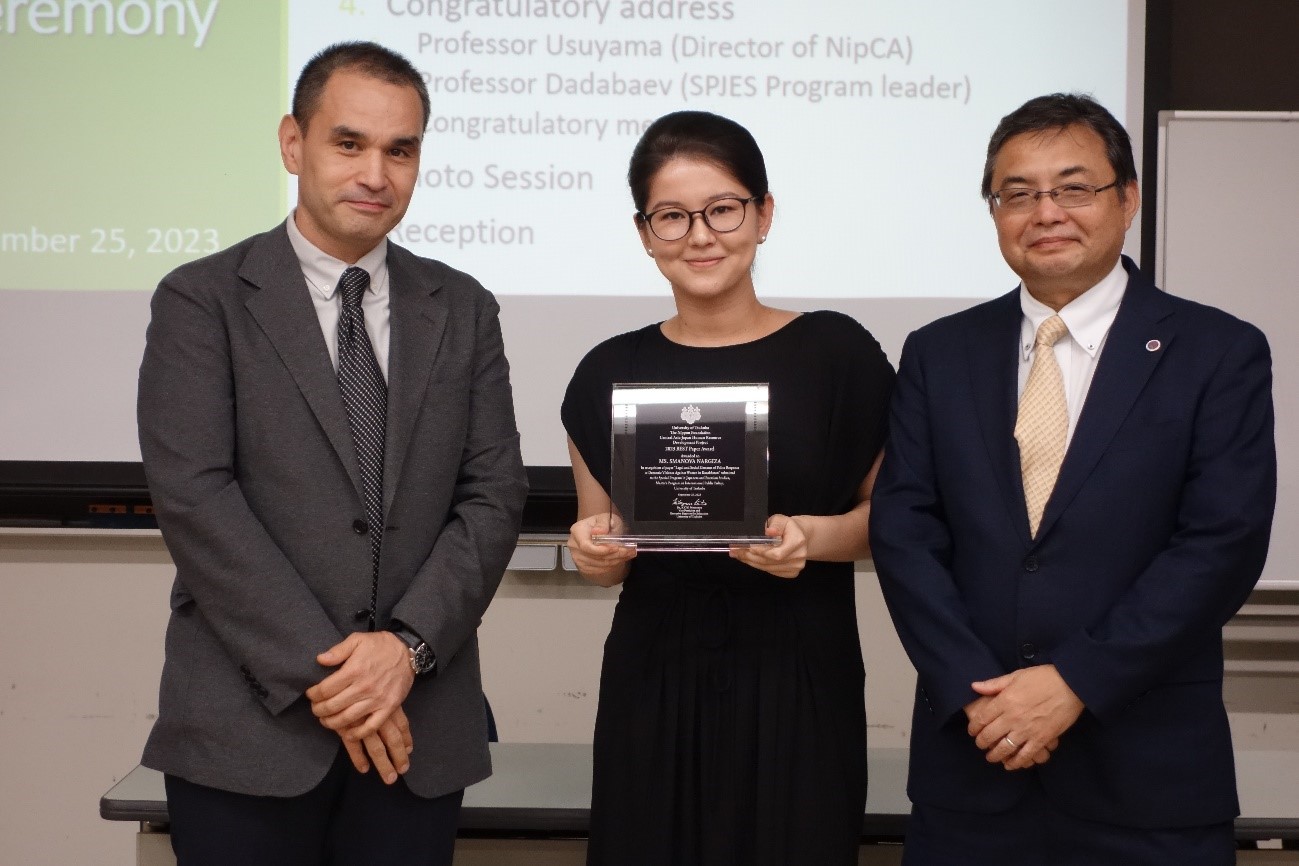 第3期NipCAフェロー修了セレモニーを開催しました – NipCA（日本財団 中央アジア・日本人材育成プロジェクト）