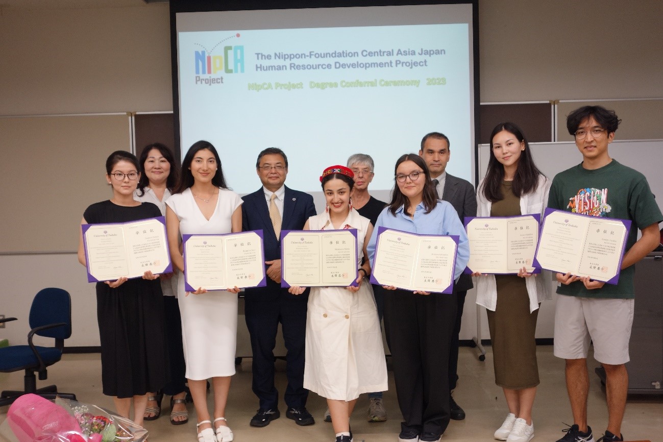 第3期NipCAフェロー修了セレモニーを開催しました – NipCA（日本財団 中央アジア・日本人材育成プロジェクト）